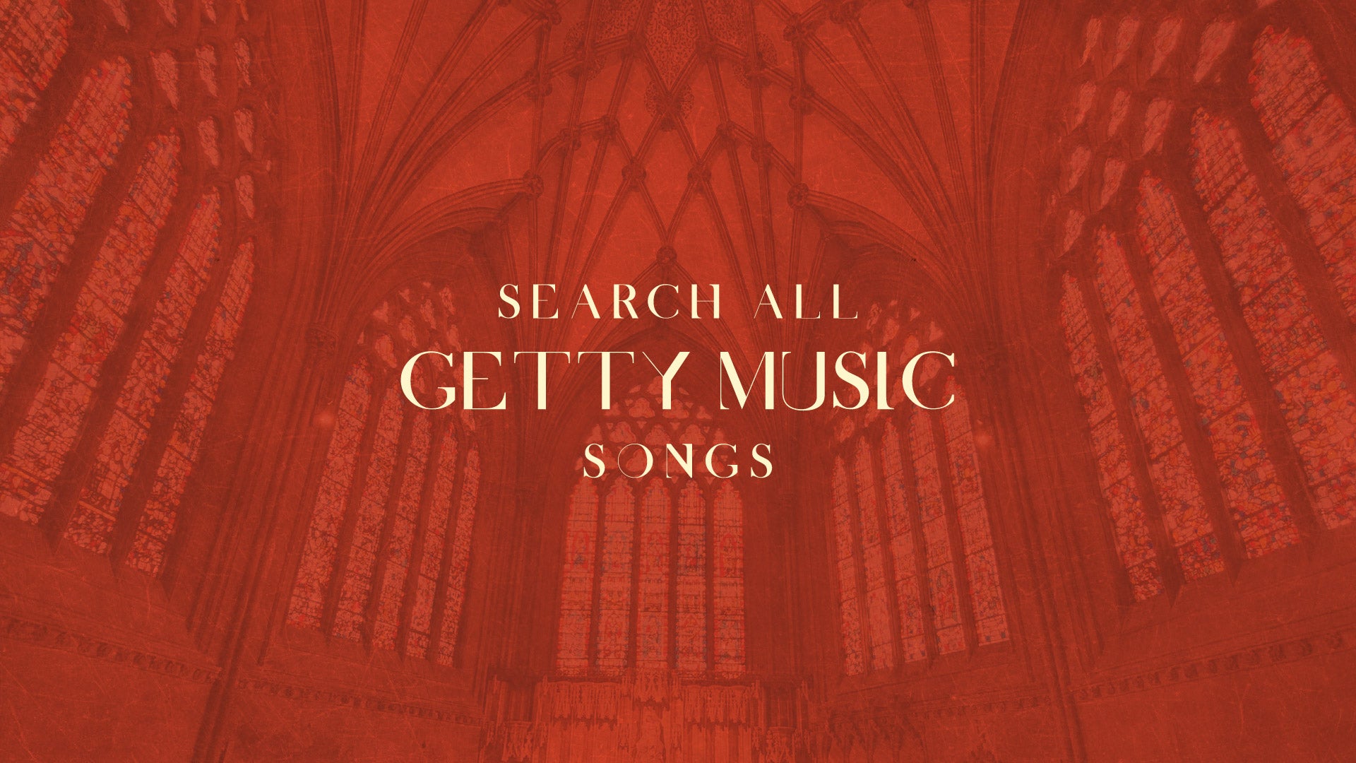 Getty Music Store - Official Getty Music Sheet Music & Backing Tracks